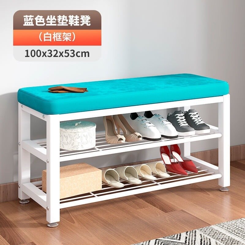 Скамья для переобувания в прихожей с интегрированной вешалкой для одежды, простая напольная вешалка для пальто