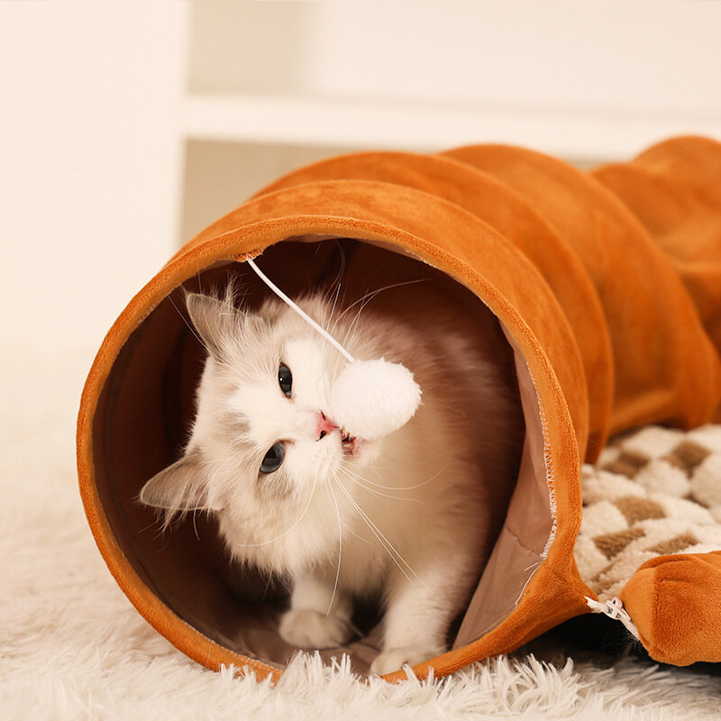 Трансграничный кошачий туалет кошачьи игрушки кошачий туннель оптовая кошка кошка кошка кошачья кровать кошачий канал съемный и моющийся четыре сезона универсальная вилла дышащий