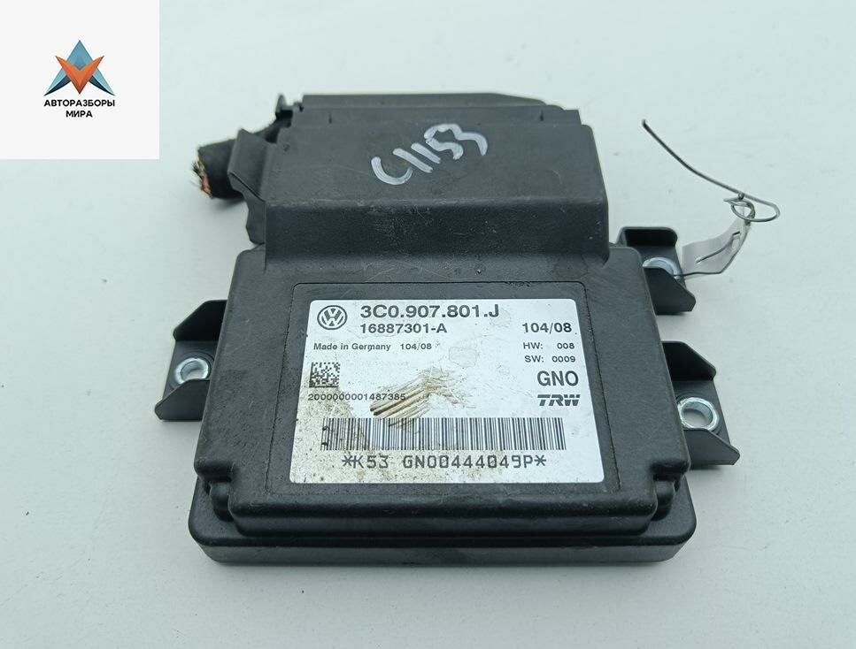 Блок управления ручником Volkswagen Passat B6 2008 3C0907801J