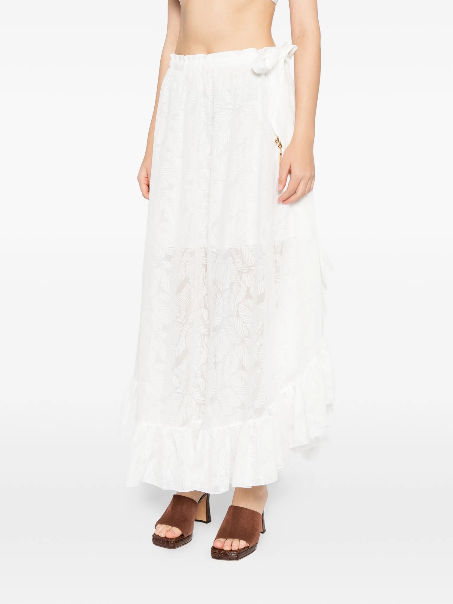 Юбка ZIMMERMANN Daylight, размер 40, white — фото 1