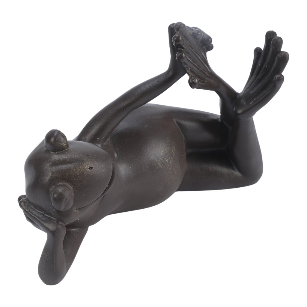 Подробная модель "Медитирующие лягушки" Статуэтка бронзового цвета для различных тем оформления