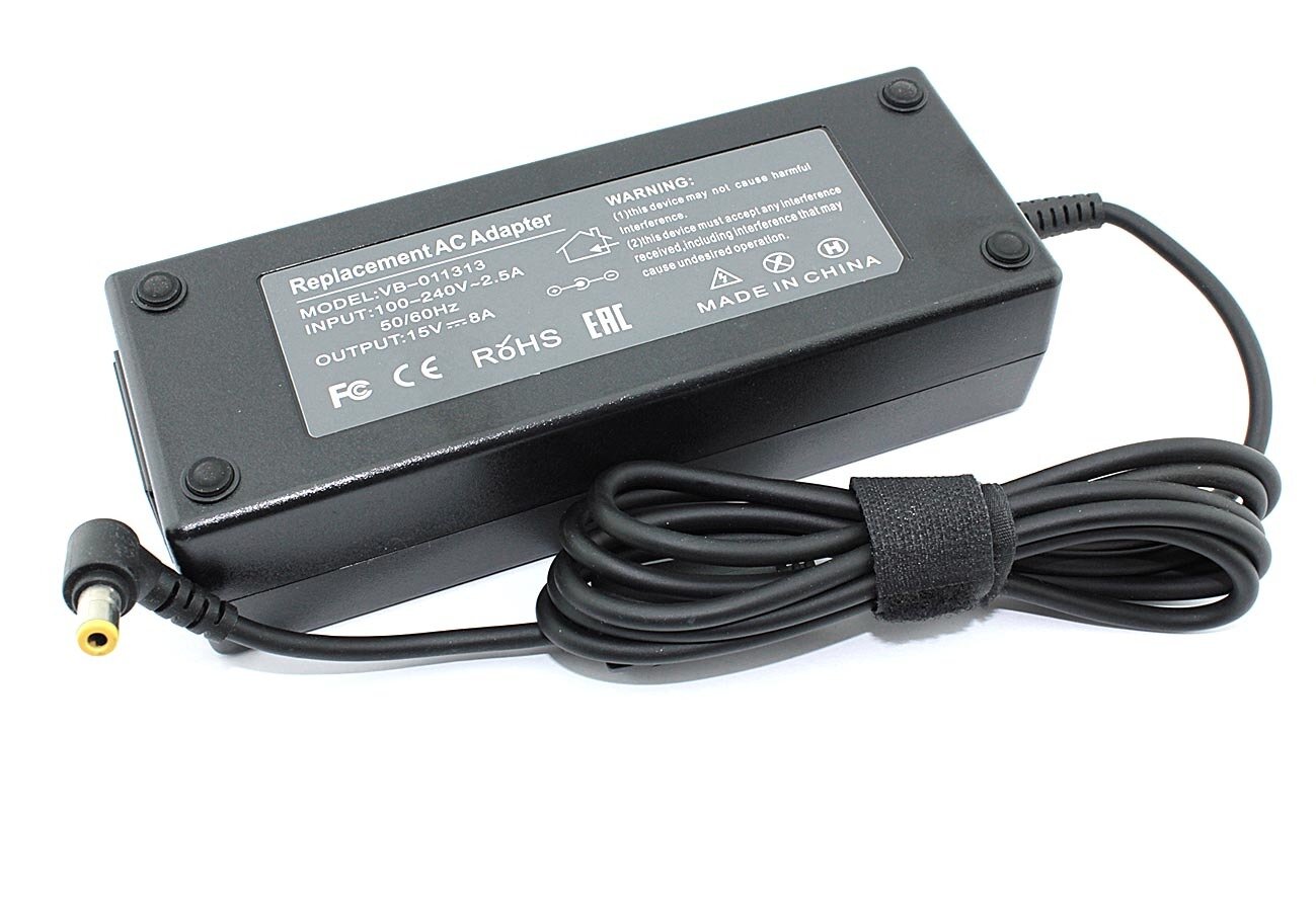 Блок питания для ноутбуков Toshiba 15V 8A 120W 6.3x3 мм