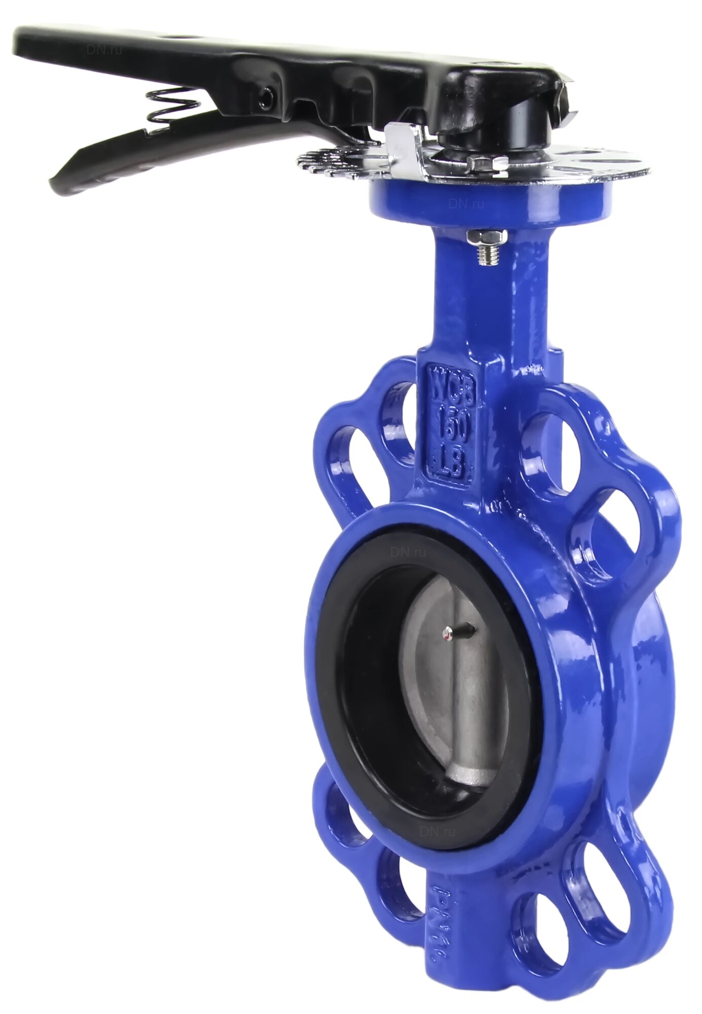 Затвор дисковый поворотный DN.ru WCB-316L-EPDM Ду80 Ру16, с рукояткой