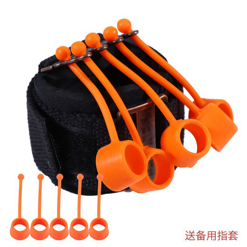 Тренажер для сгибания и растяжения пальцев, силиконовый усилитель для растяжения пальцев, упражнение для тренировки силы хвата, мяч для реабилитации