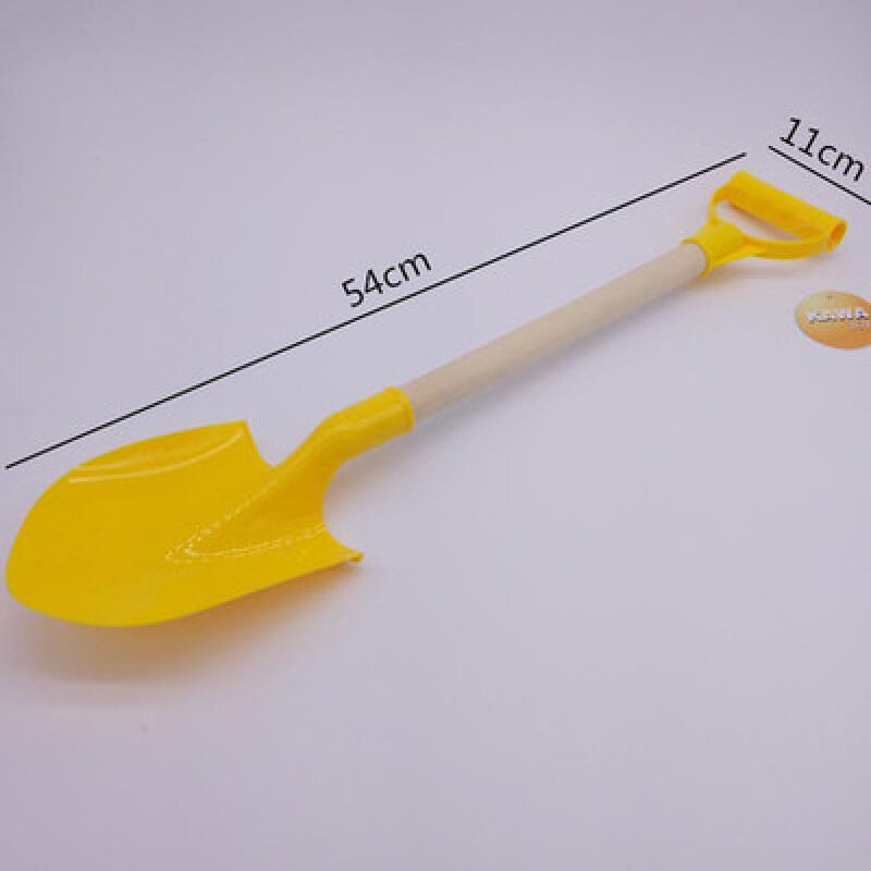 Большая детская пляжная игрушка, пластиковая лопата, инструмент для копания снега и песка в детском саду, железная лопата, железный совок