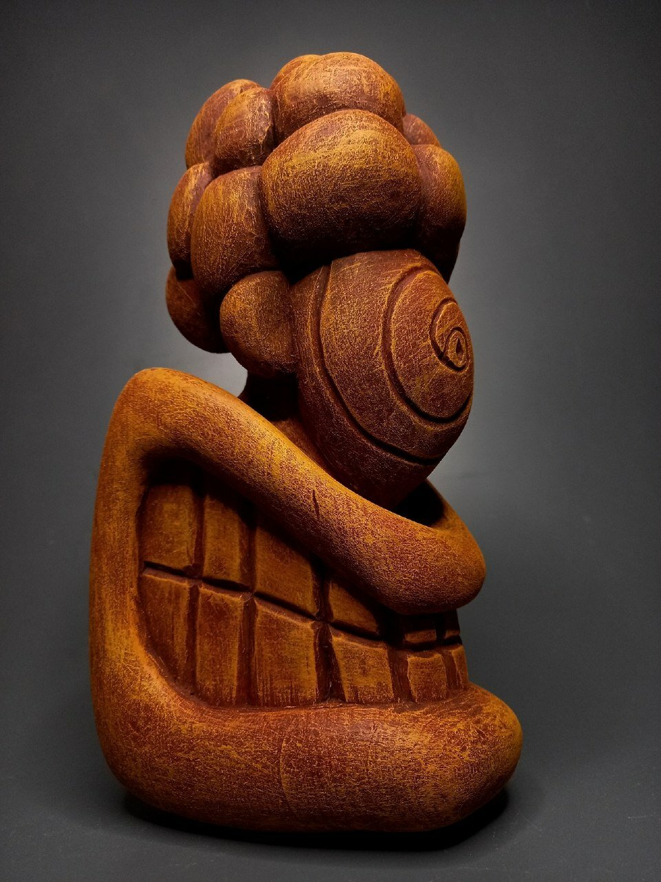 Статуэтка декоративная из дерева Африка / Циклоп / украшение для дома и офиса