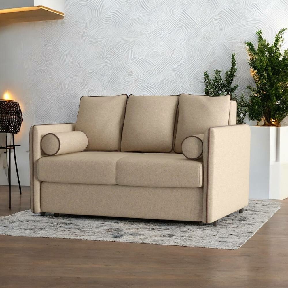 Диван-кровать Mini Cardinal, Независимый пружинный блок, Рогожка, спальное место 120х195, Механизм малютка.