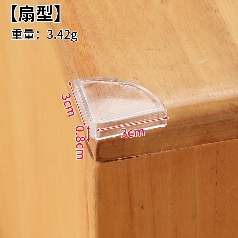 Силиконовый противоударный уголок безопасности, прозрачный противоударный силиконовый защитник для мебели, мягкий край для защиты стен, противоударный уголок