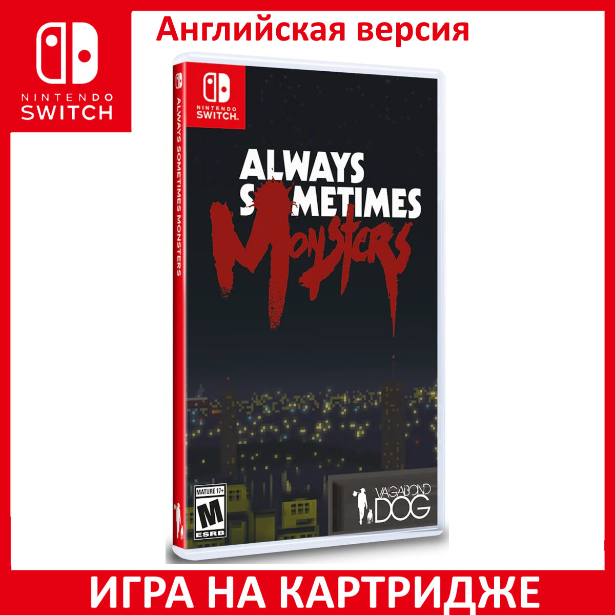 Игра Always Sometimes Monsters (Limited Run) Switch Английский язык Картридж на Nintendo Switch
