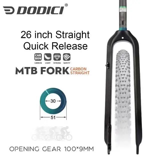 Вилка для горного велосипеда Dodici 26 Straight QR