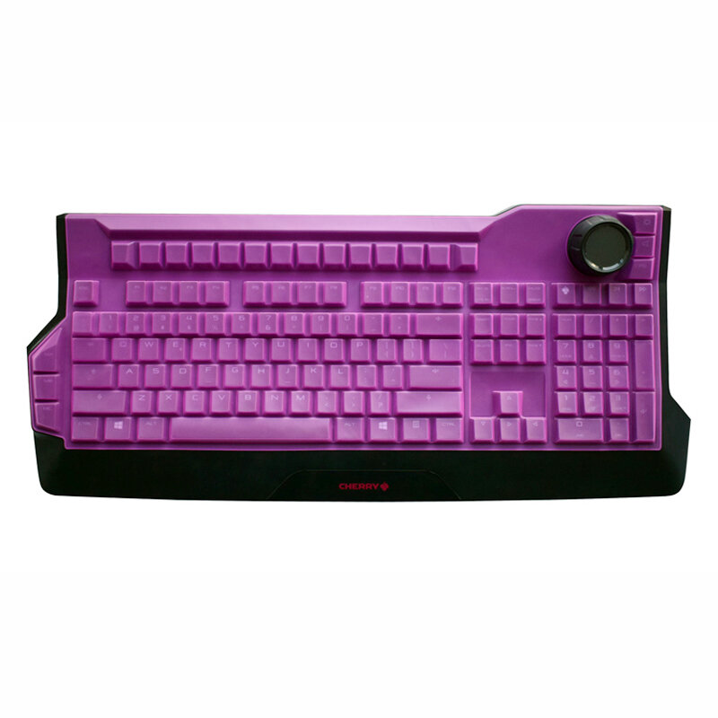 Механическая клавиатура Cherry с красными клавишами, USB-подключение, игровая клавиатура для ПК