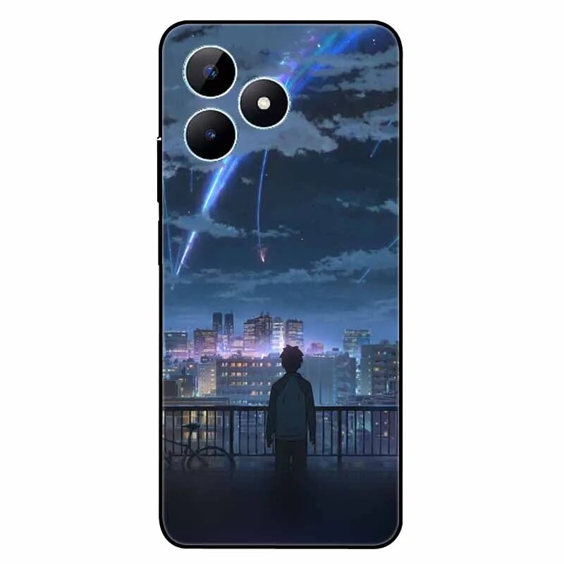 Для Realme Note 50, силиконовый роскошный мягкий чехол из ТПУ для Realme Note 50 4G, бампер для 38