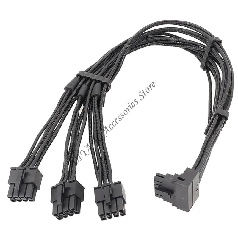 Для RTX4000 Series 3x 4x 8PIN MALE TO PCIE5.0 12+4 16PIN видеокарта Кабель 12VHPWR PCIE5.0 CABLE CABLE N7YA N7YA