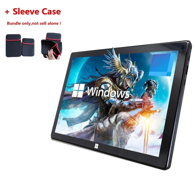 Планшетный ПК AR10 Windows 10 10.1" 8ГБ 8G 128G Win10, 8GB, 128GB, Add Sleeve case