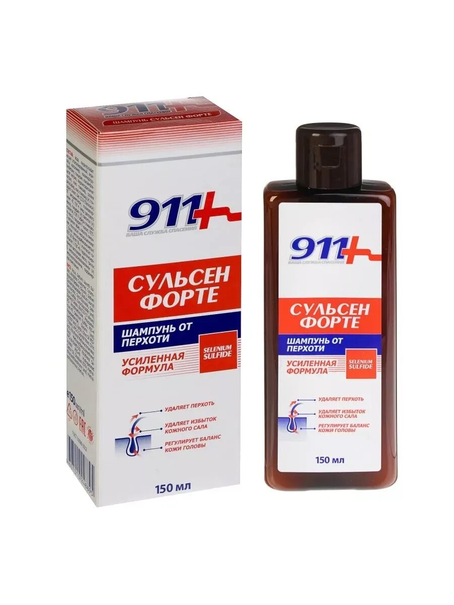 Шампунь сульсен от перхоти усиленная формула 150 мл 1 шт