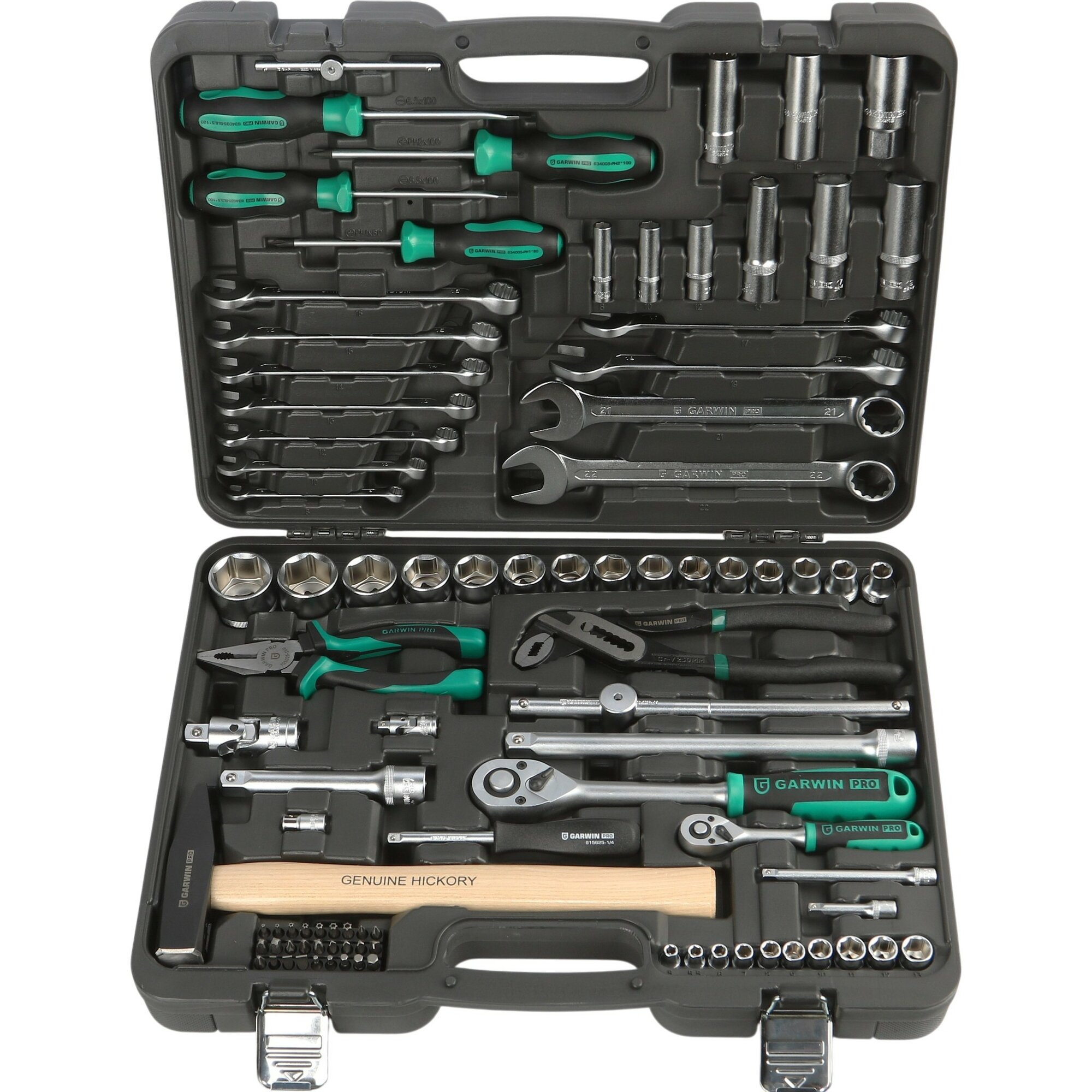 GARWIN PRO 640091 Набор инструментов 1/4" и 1/2", 91 предмет