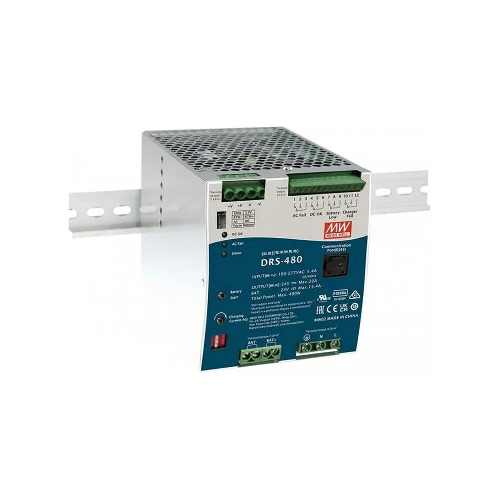 Источники питания Mean Well AC-DC для систем безопасности серия DRS-480-36 Т03724203