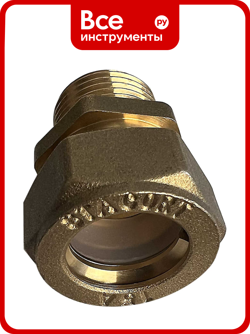 Муфта наружная STACORT SM15x1/2'MR (папа) для гофрированной трубы 15А из нержавеющей стали SM15-12MR
