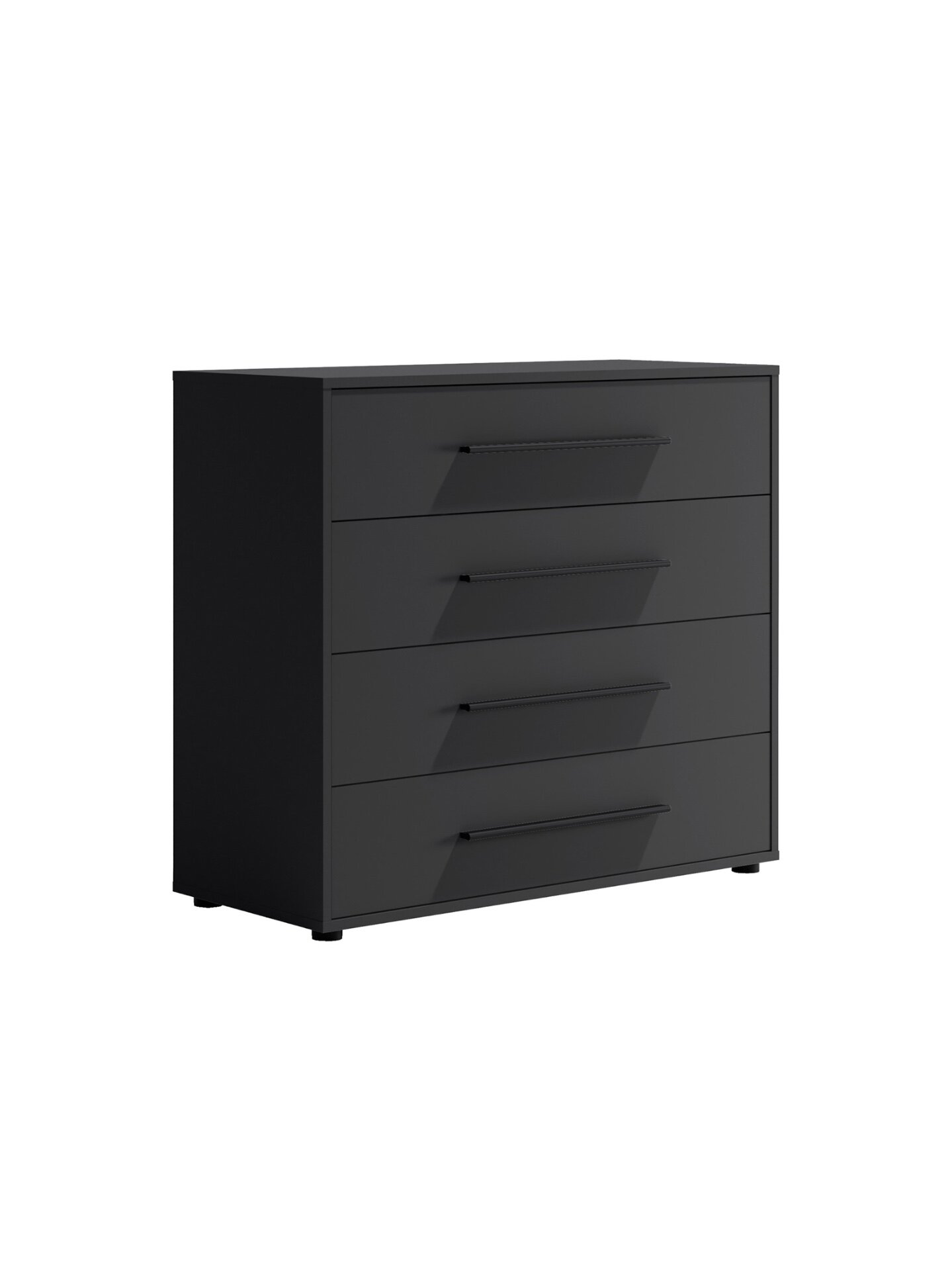 Комод с ящиками Майли (Черный) FM 98x40x87 см, , выдвижной Фиеста