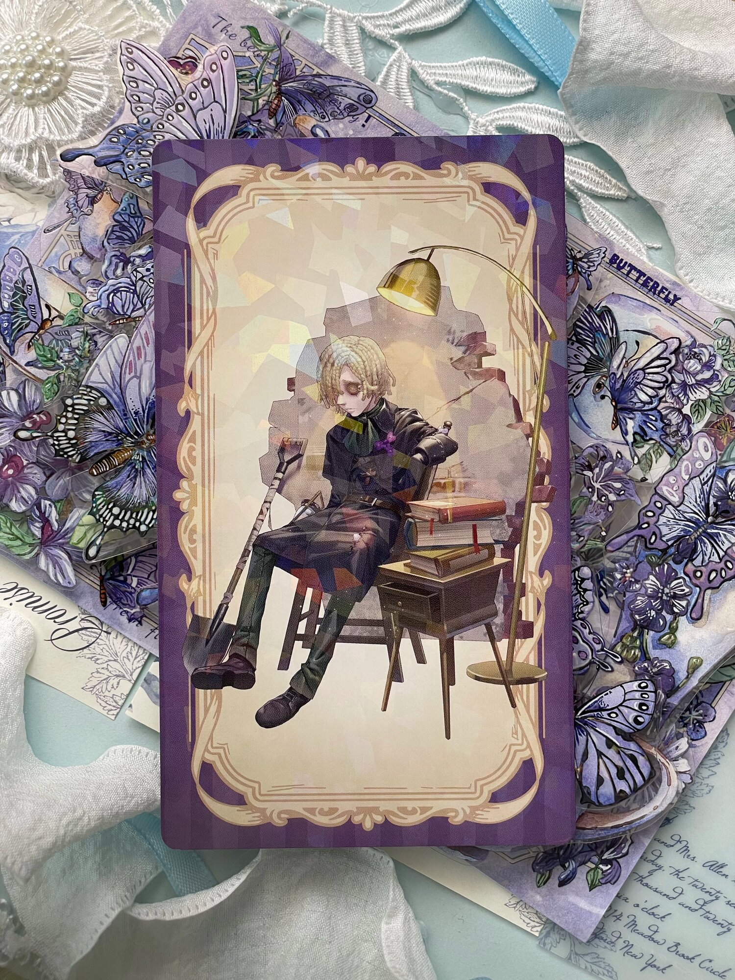 В наличии: Оригинальные японские парфюмерные карточки Identity V Art Impression: Заключенный, Наемник, Зонт, Пророк