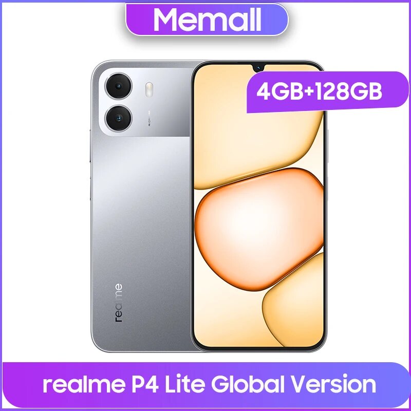 Смартфон Realme P4 Lite, 4/128ГБ, global