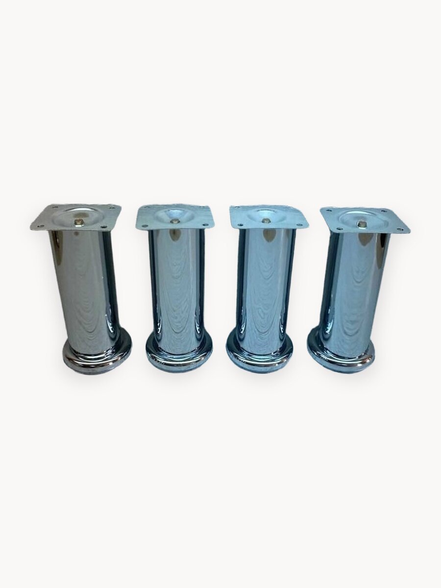 Ножки для мебели металлические высота 15 см 4 штуки опоры хромированные для тумбы