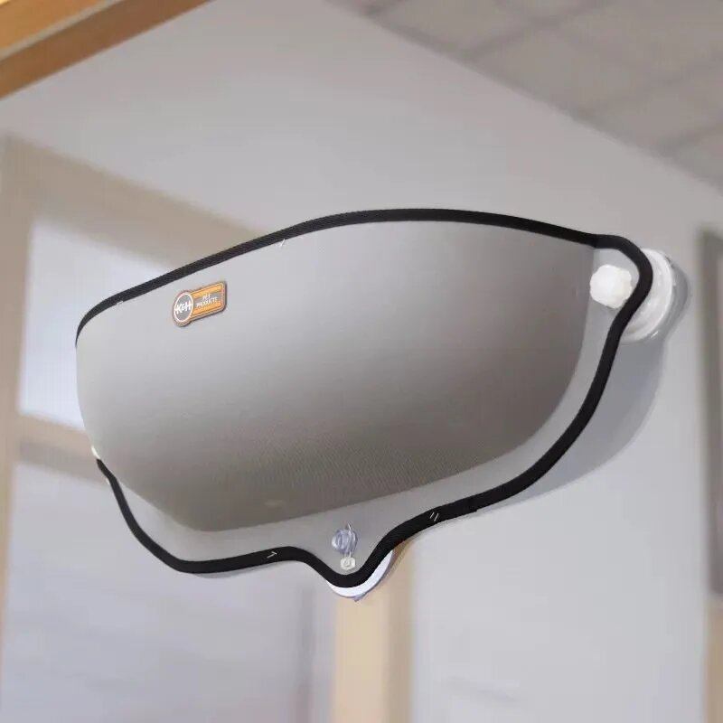 Гамак для кошек K&H EZ Mount Window Pod Kitty Sill на окно с креплением на присосках, светло-серый