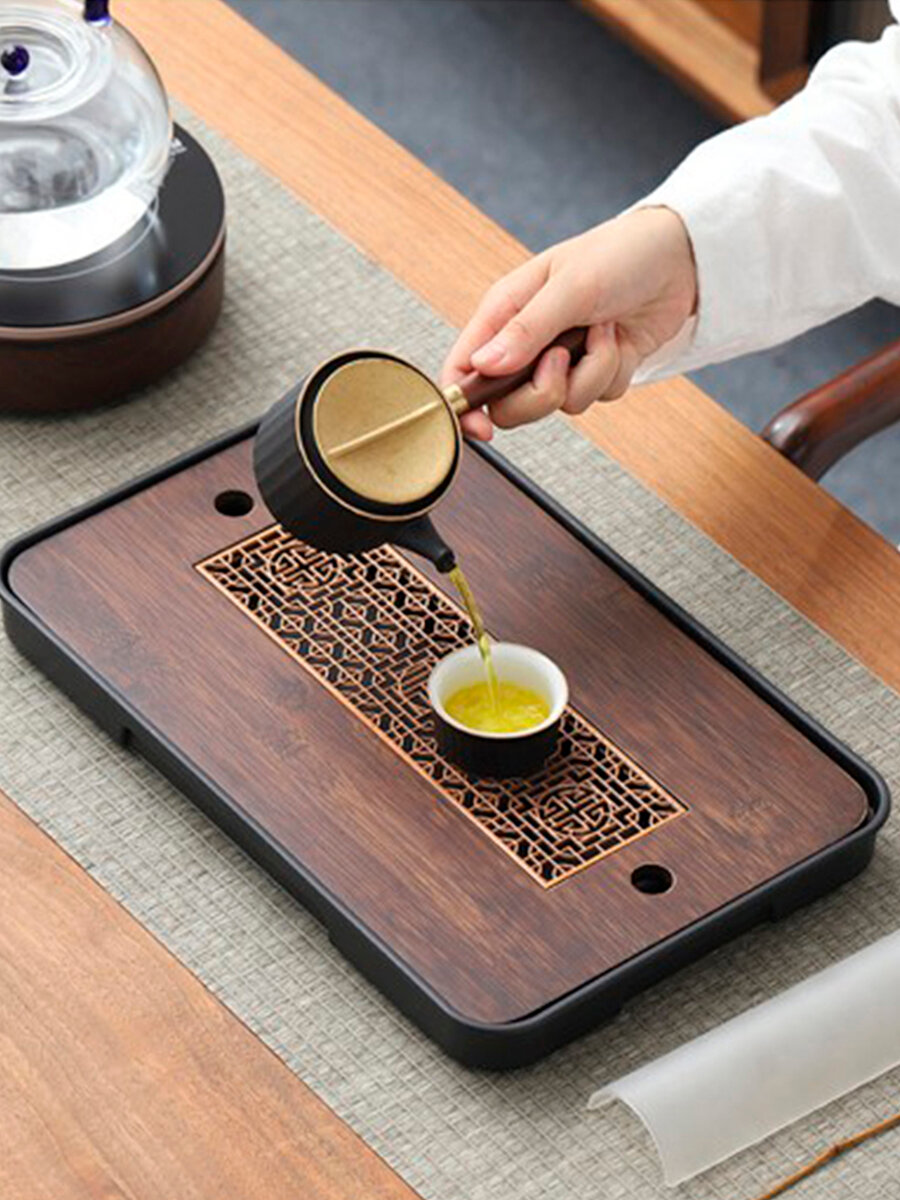 Чабань - бамбуковая чайная доска TeaTime 36 см х 24 см