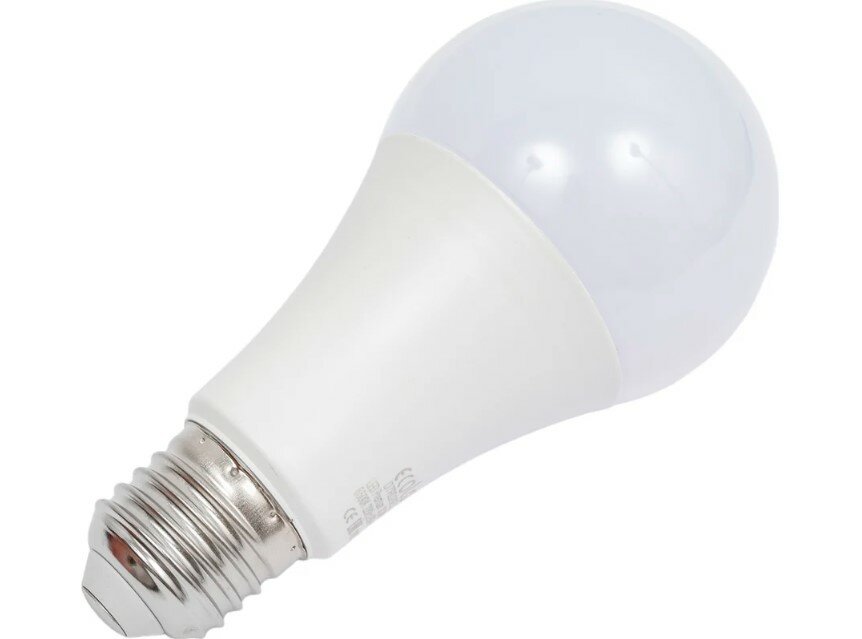Лампа светодиод. Ecola classic LED 20,0W Premium A65 220-240V E27 6500K (композит) 130x65