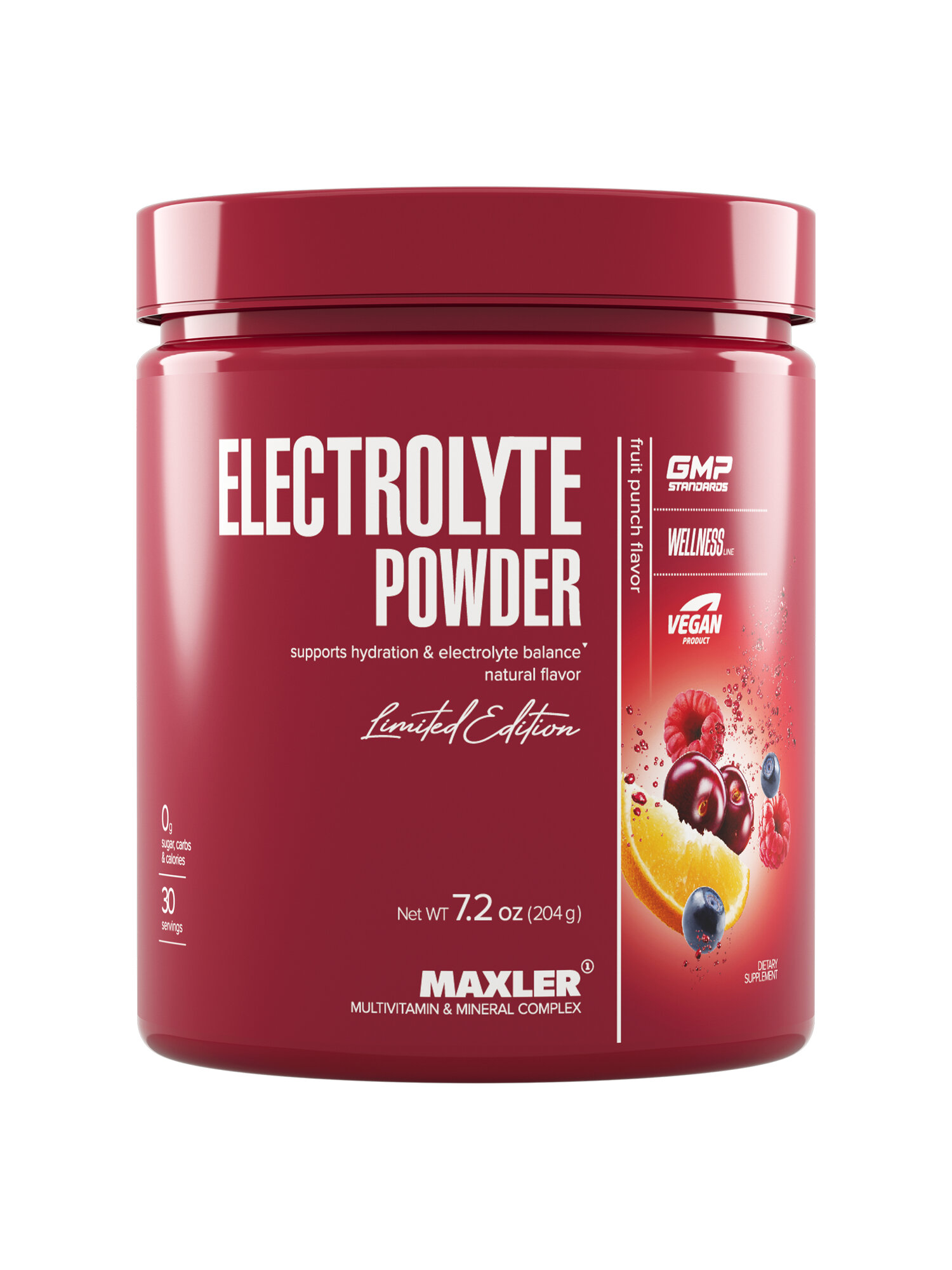 Электролит изотоник спортивный Maxler, порошок, 204 г - Фруктовый пунш