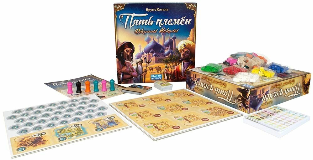 Настольная игра Crowd Games "Пять племён: Джинны Накалы", 2-4 игрока, от 14 лет