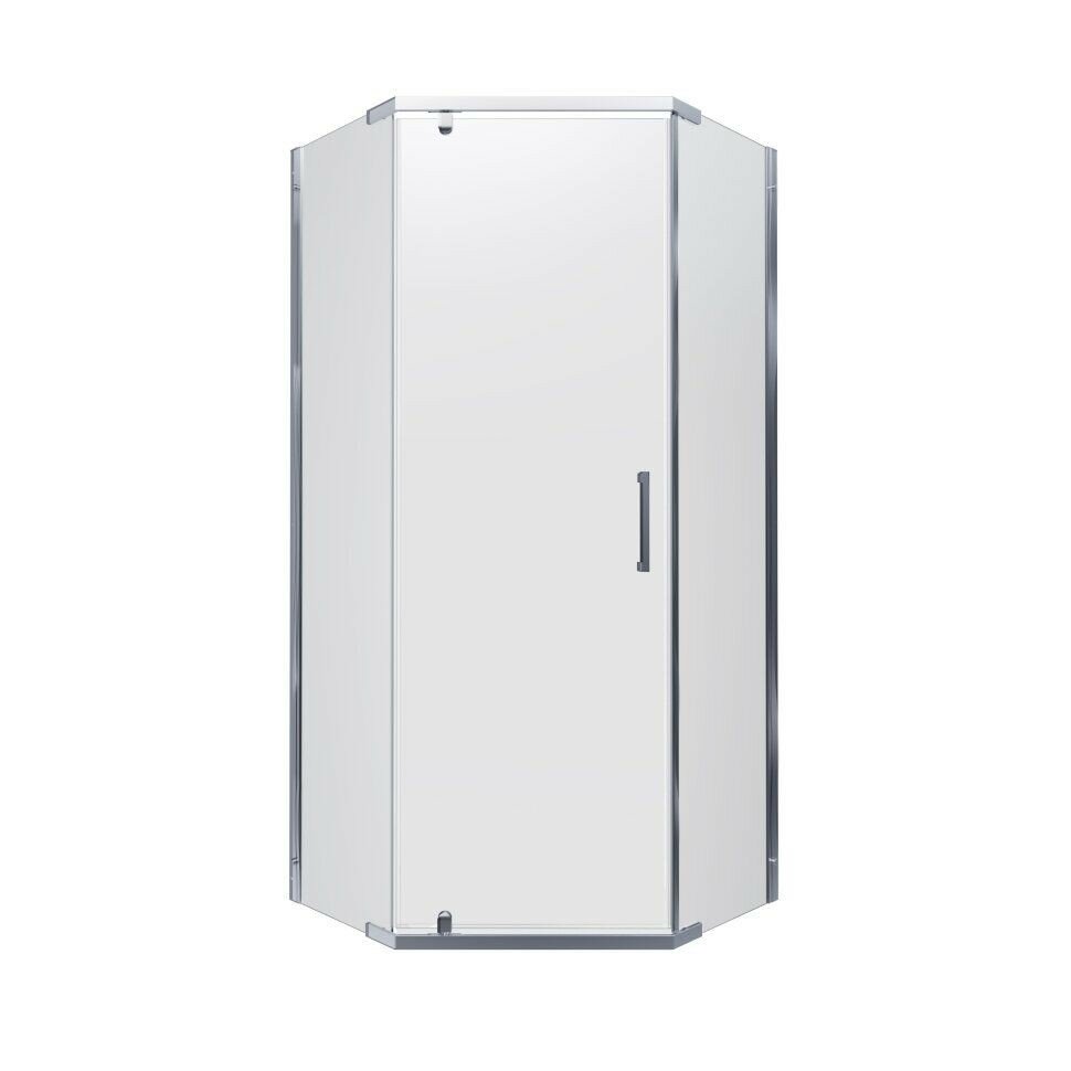 Душевая ширма TRITON Дека-Хром 90х90 пятиуголник/2 места/КС89 М1/КС89 М2