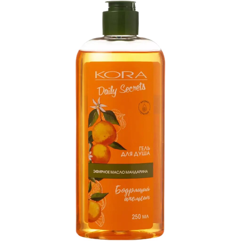 KORA Daily Secrets Гель для душа Бодрящий апельсин 250 мл 1 шт