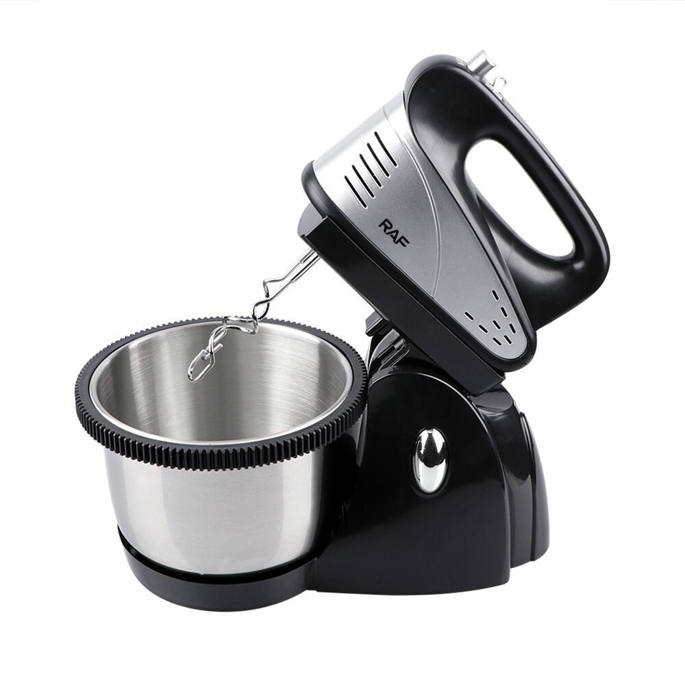 Электрический кухонный, ручной Миксер / 5 скоростей / для взбивания яиц и крема, 800 Вт