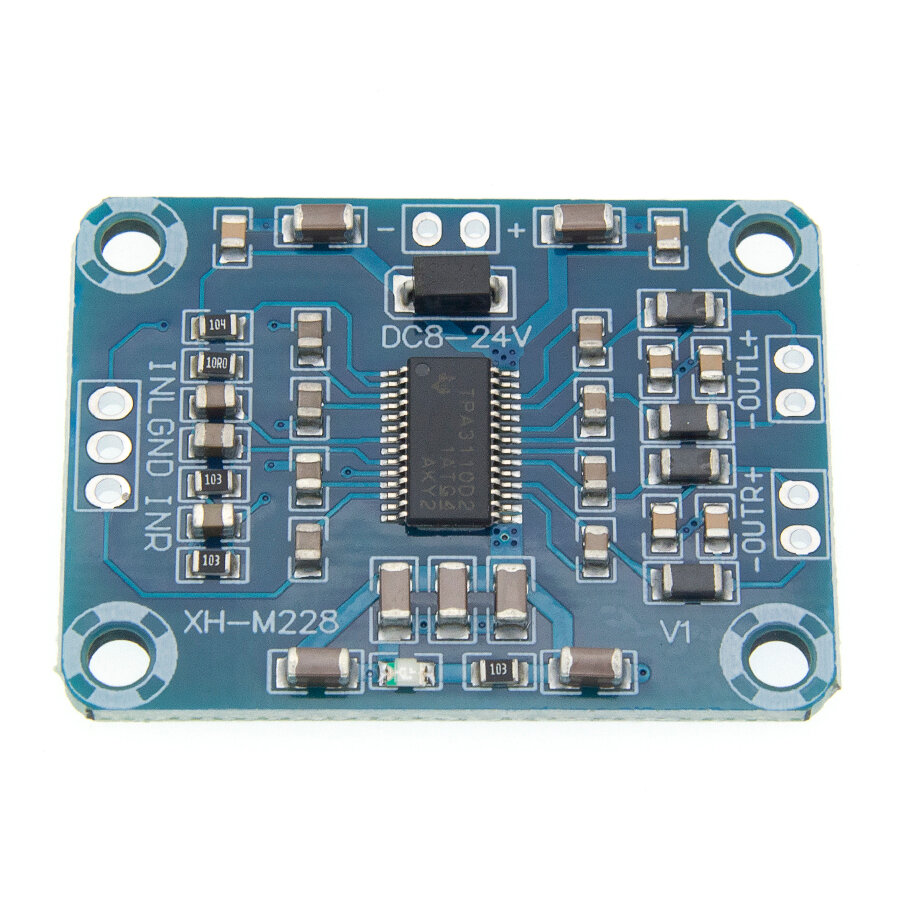 MH-MX228 TPA3110 усилитель звука 2X15W 8-18V