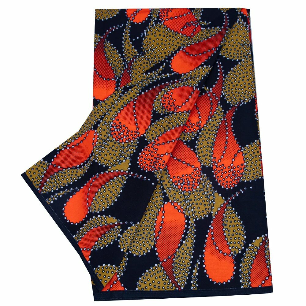 Полиэстер Анкара Африканский принт Верitablewax 3 ярда, FP6625