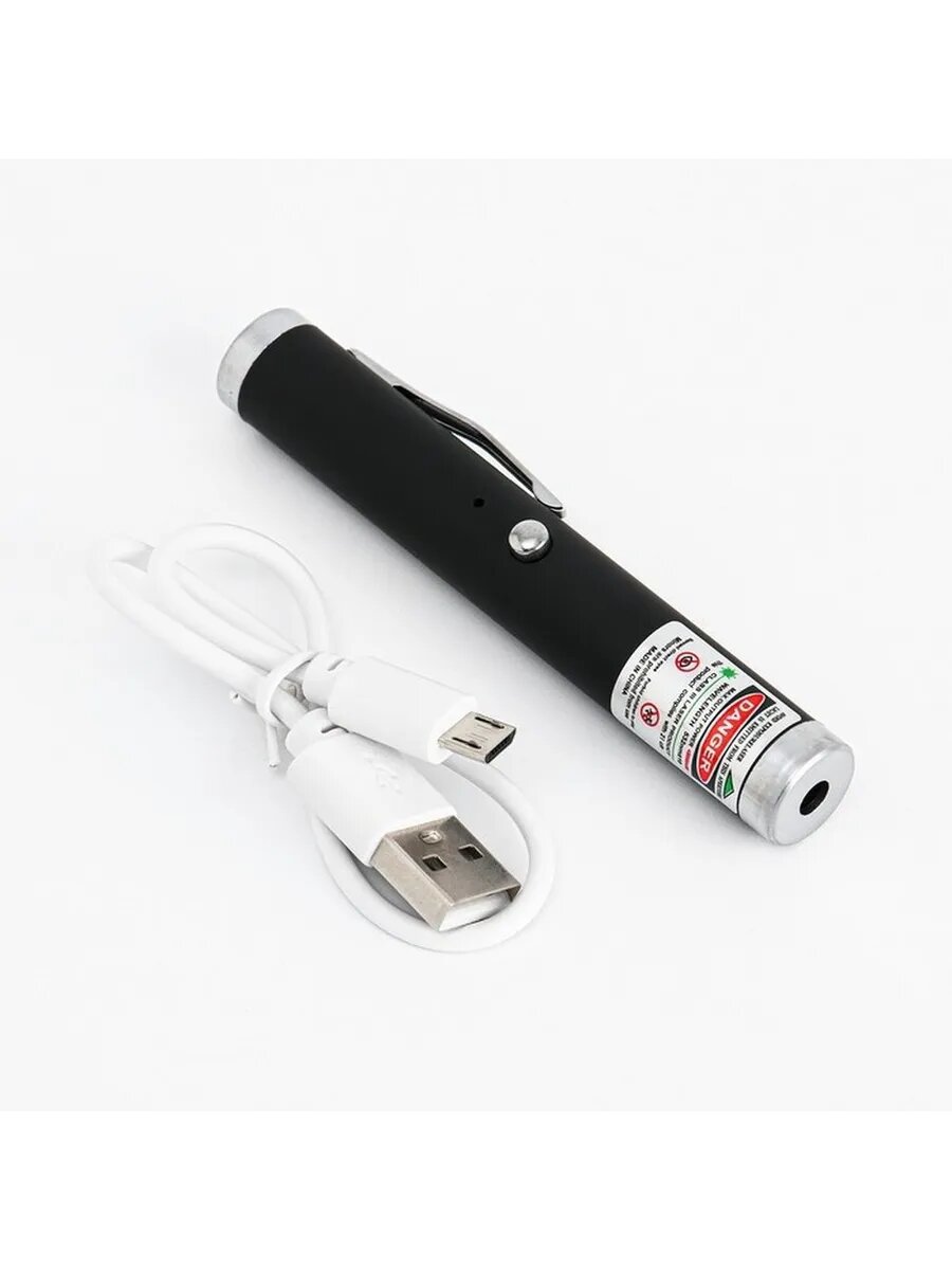 Яркая зеленая лазерная указка с дальностью 1 км