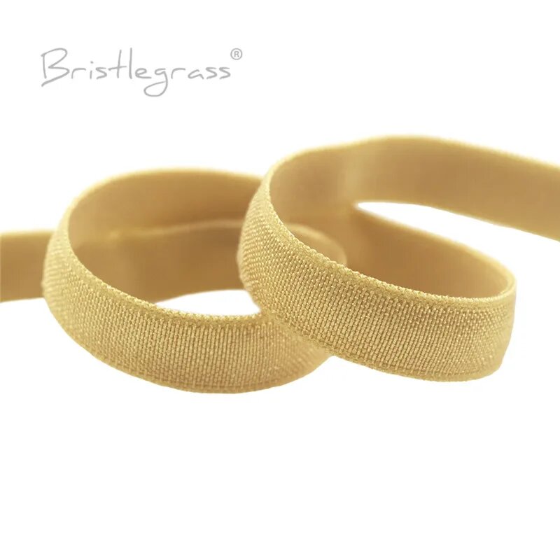 BRISTLEGRASS Эластичная лента из спандекса черная 5 ярдов 5 Yards, Old Gold