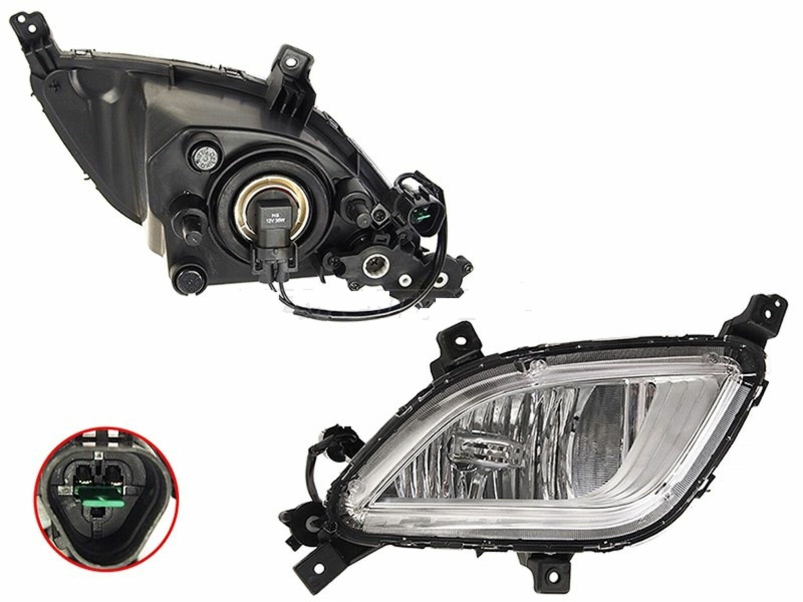Фара противотуманная KIA CERATO/FORTE 16-19 RH