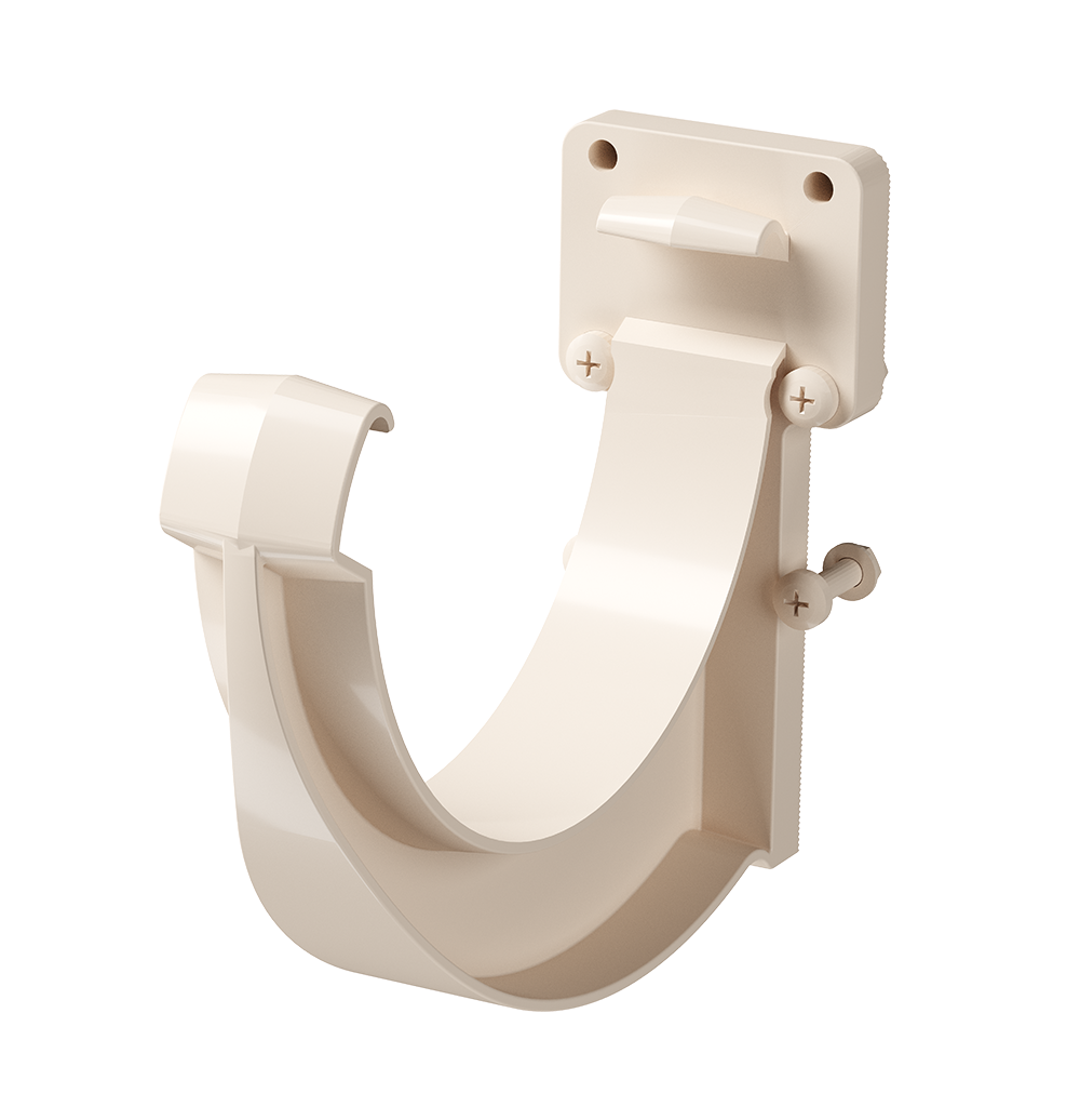 Docke LUX Кронштейн желоба (Латте), диаметр трубы 100, толщина 1.9