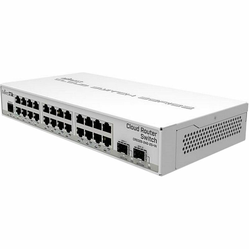 Коммутатор MikroTik Cloud Router Switch CRS326-24G-2S+IN управляемый