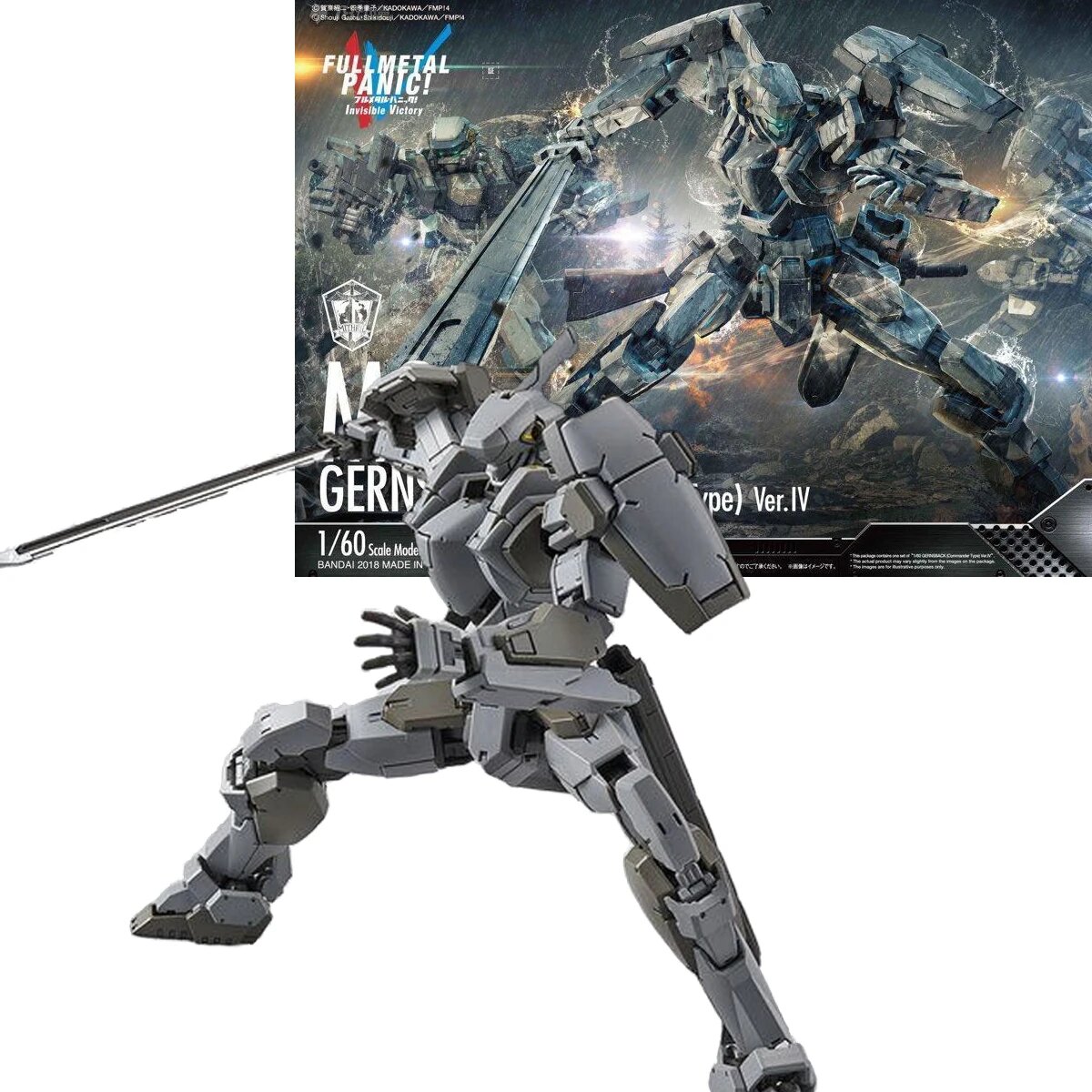 BANDAI HG FULL METAL FRENZY M9D FALCON фигурка Серый, Melissa