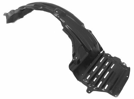 Подкрылок SAT, для Mitsubishi Lancer, передний, левый, черный