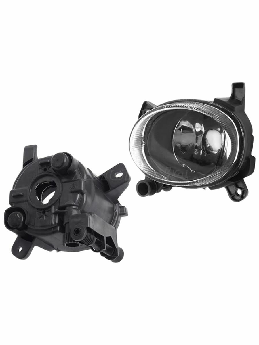 Противотуманная фара AKRADO ST4462005LUQ, для Audi A4/A6/Q5, левая, чёрная