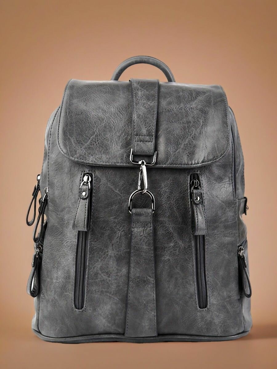 Женский Городской Рюкзак из Высококачественной Экокожи