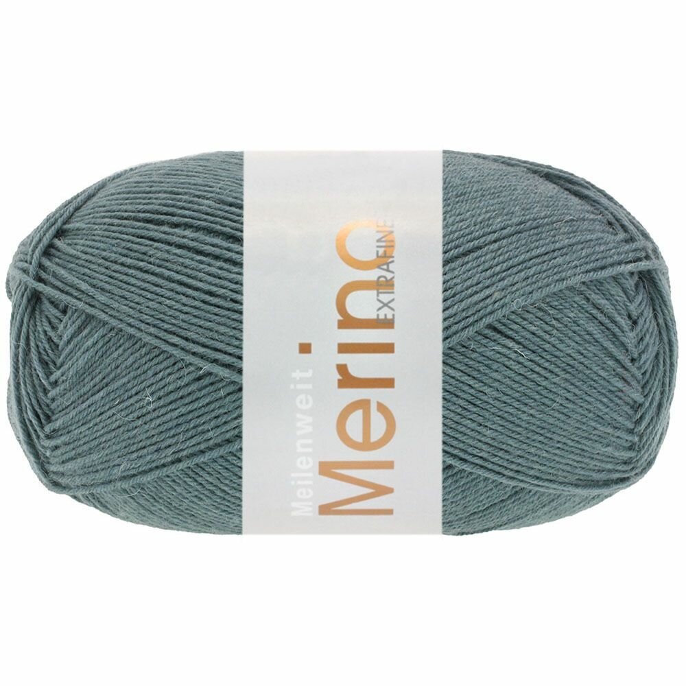 Носочная пряжа Lana Grossa Merino Extrafine Meilenweit 100 (2431 Blaugrau)