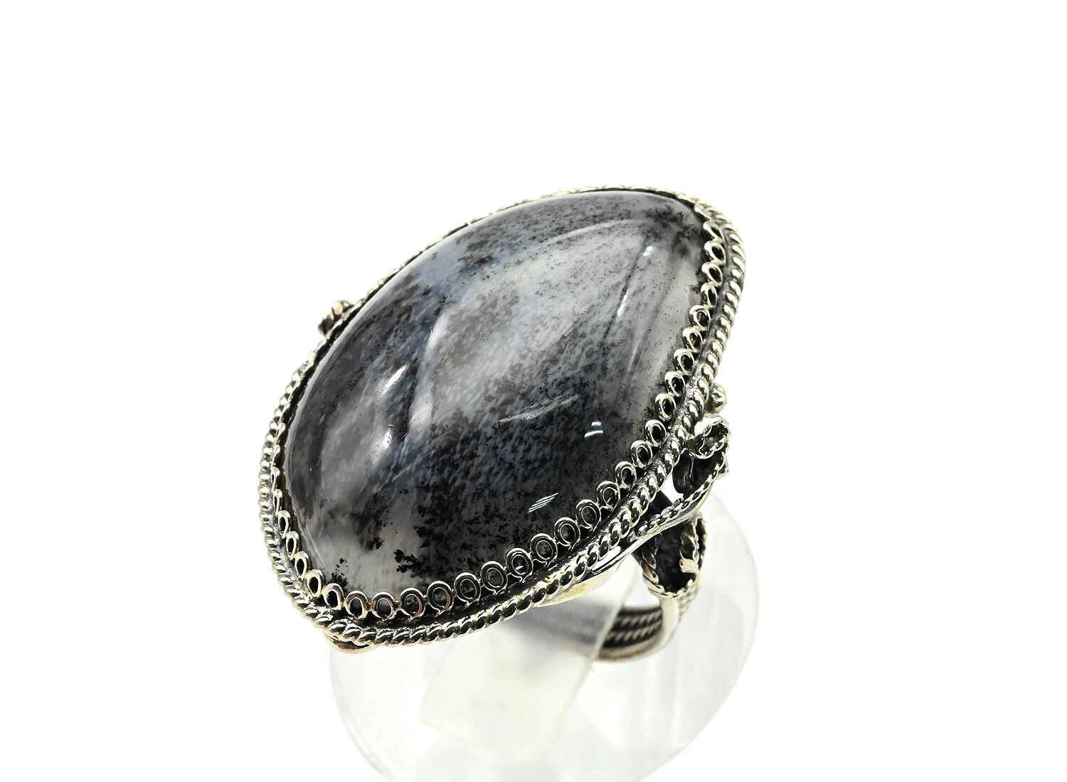 Кольцо, агат