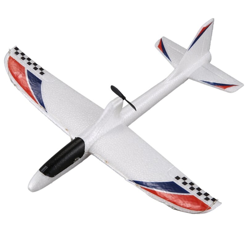 Дети Streamline Gift Captor Hand Throwing Electric Educational Model Funny Diy r Foam Rc Airplane, Blue Red