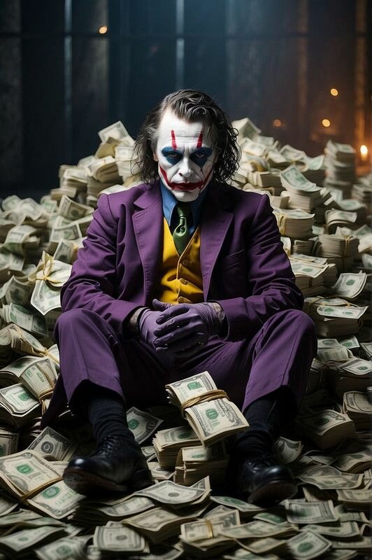 Алмазная мозаика "Joker" 40*50 см, без рамы. Отлично подходит для дома, украшения, подарков, Рождества.