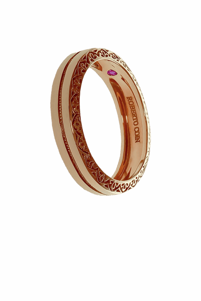 Кольцо, красное золото, 750 проба